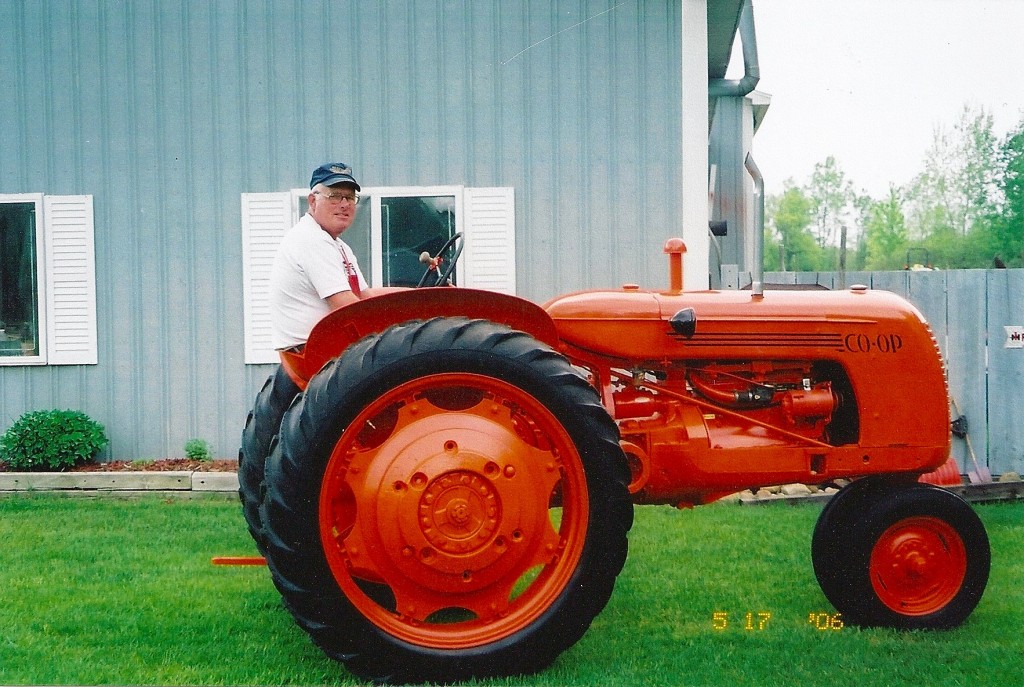 Co-Op Before and After Restoration - Antique Tractor Blog