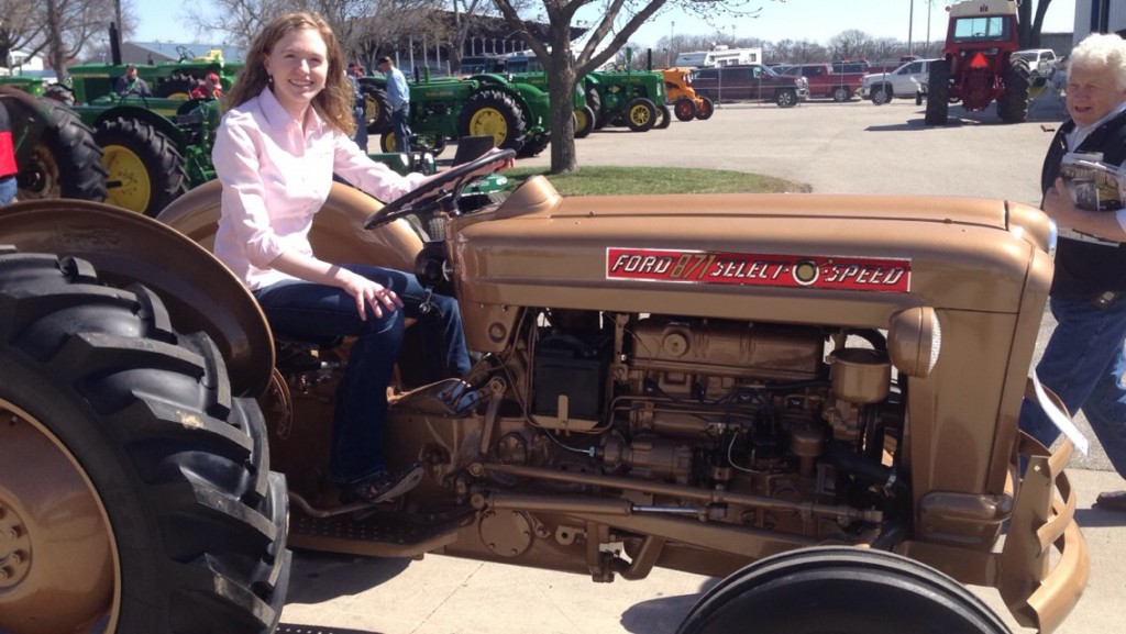 Ford Gold Demonstrator Tractors