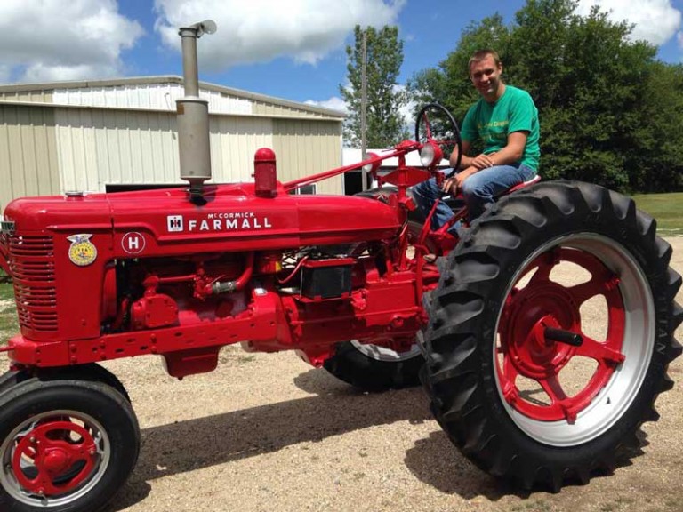 FFA Student Wins FFA Tractor