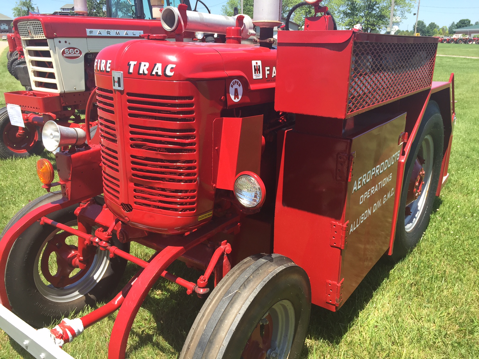 Fire Truck...or...Tractor! Farmall Super A