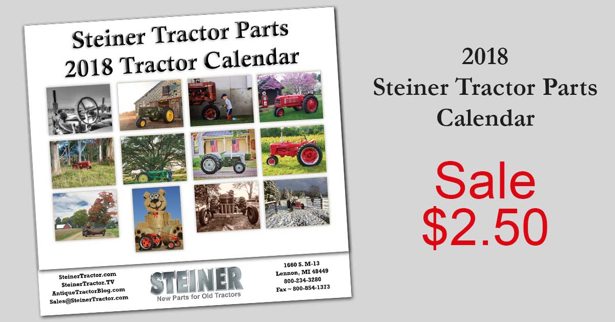 Tractor Calendar on Sale Now