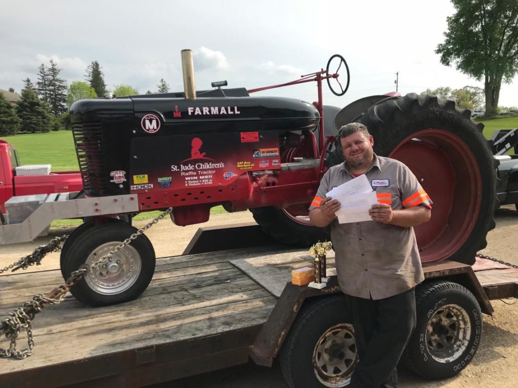 St Jude's Raffle Tractor take a chance on a tractor and help children