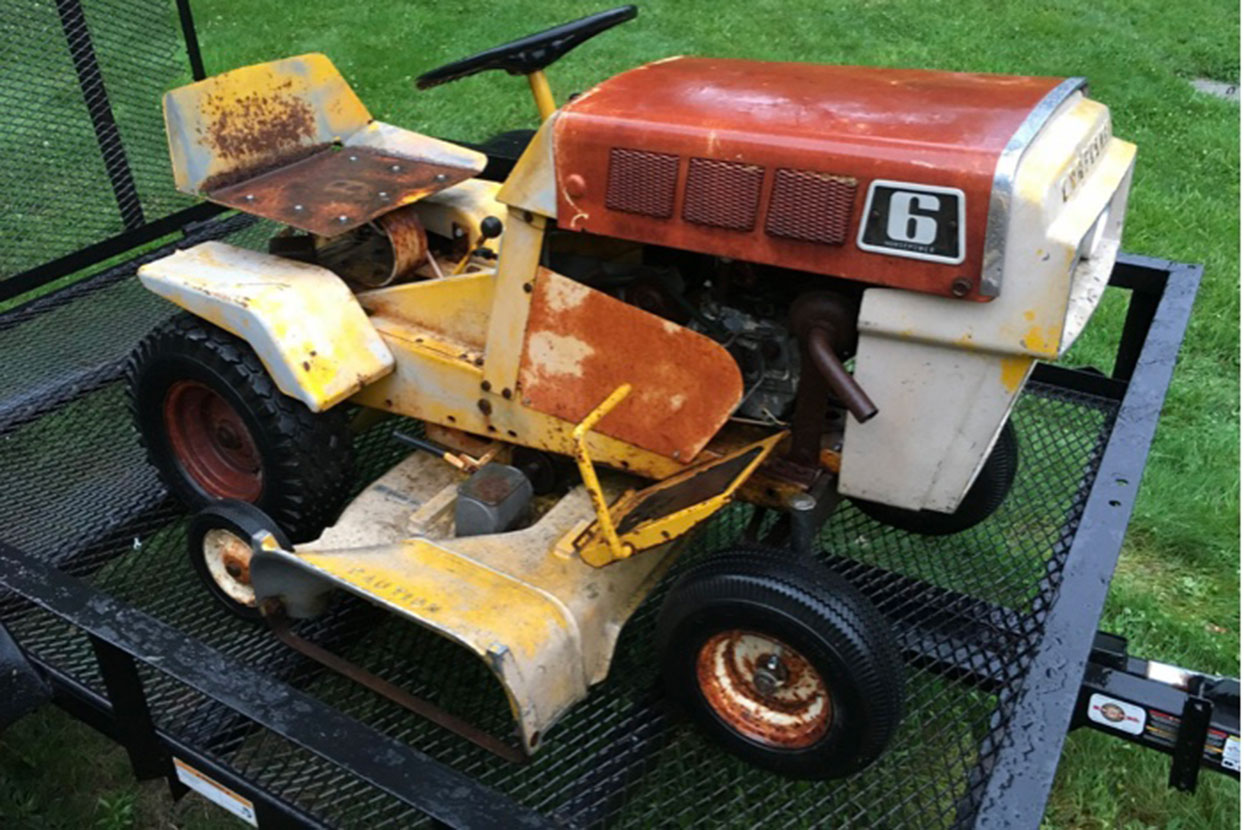 Sears lawn tractor restoration